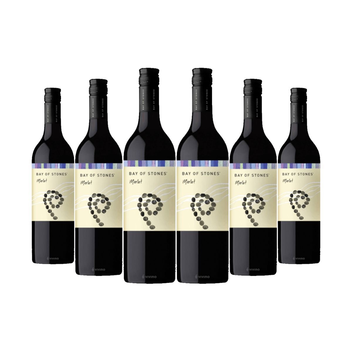 Bay of Stones Merlot (750mL) Case of 6 - Secret Bottle