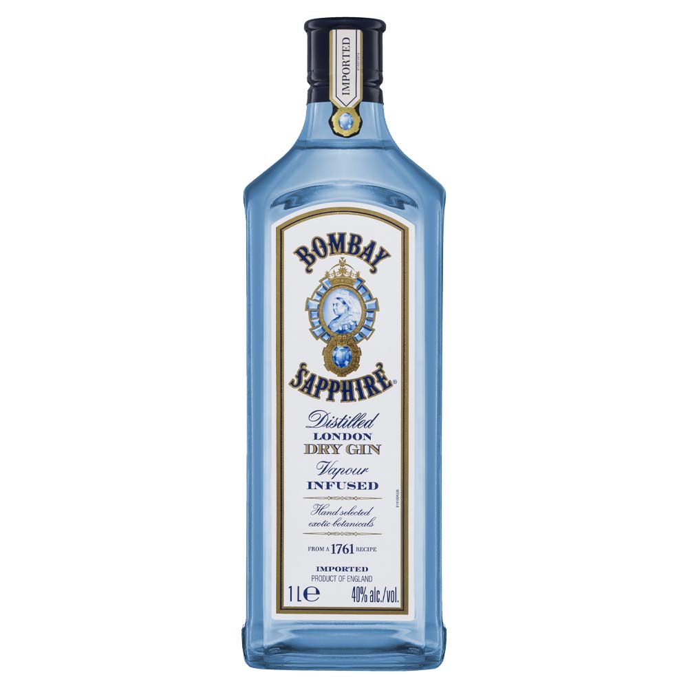 Bombay Sapphire Gin (1L) - Premium Dry Gin – Secret Bottle