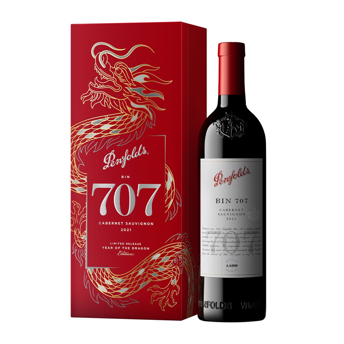 Penfolds Bin 707 Cabernet Sauvignon 2021 Lunar New Year Gift Box (750ml ...