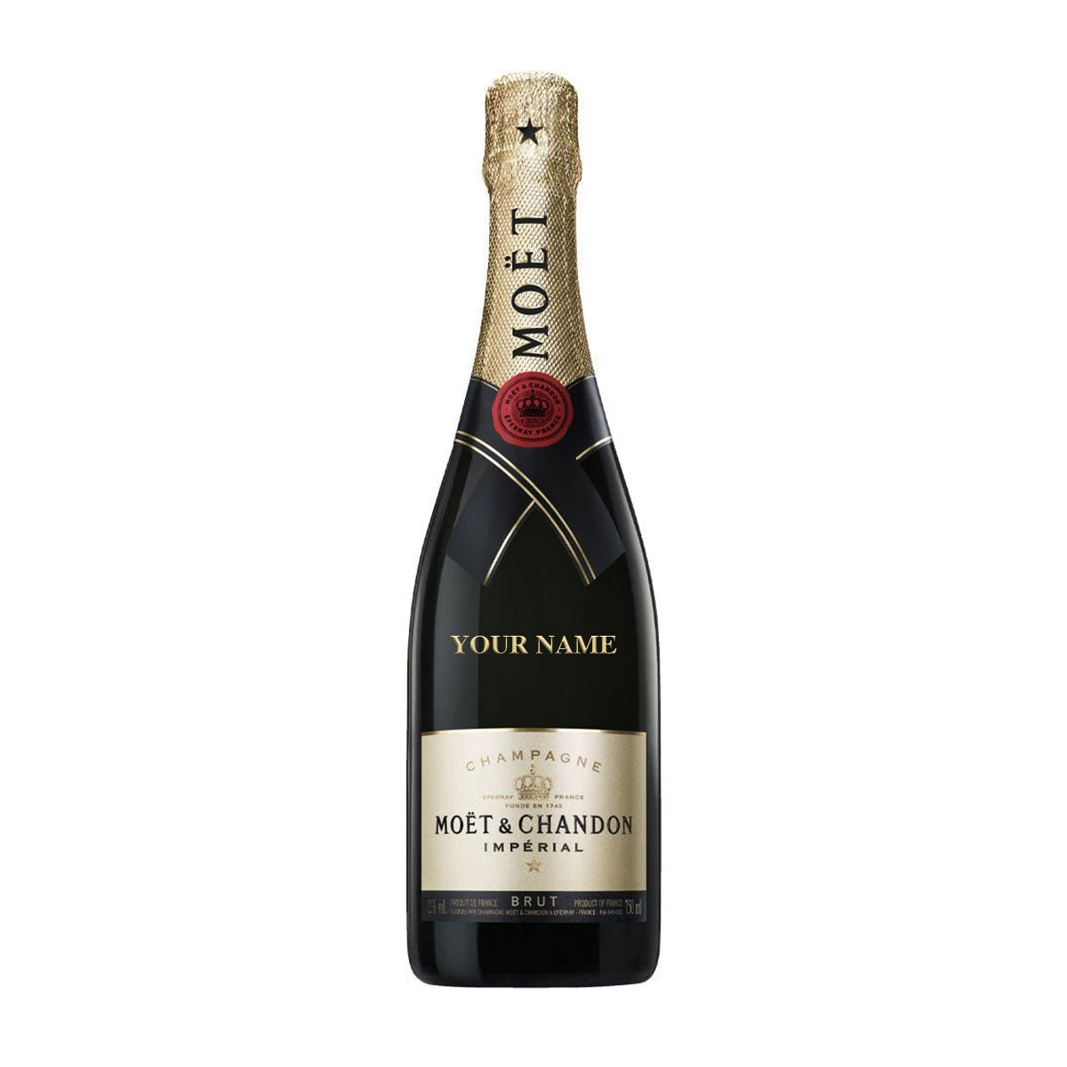 Personalised Moët & Chandon Brut Champagne (750mL) – Secret Bottle