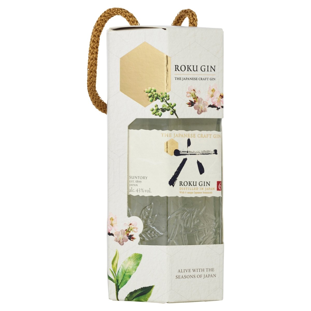 Roku Japanese Gin Gift Carton (200mL) - Secret Bottle